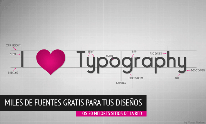 Top 20 sitios para descargar Fuentes Gratis - Blog